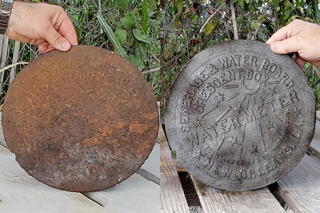 Dustless Blasting for Antique Restoration