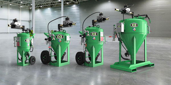 Sandblasting Pots - Wet & Soda Blasting Machines | Dustless Blasting®