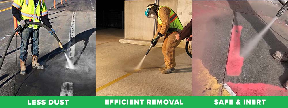 Parking Lot Striping Removal