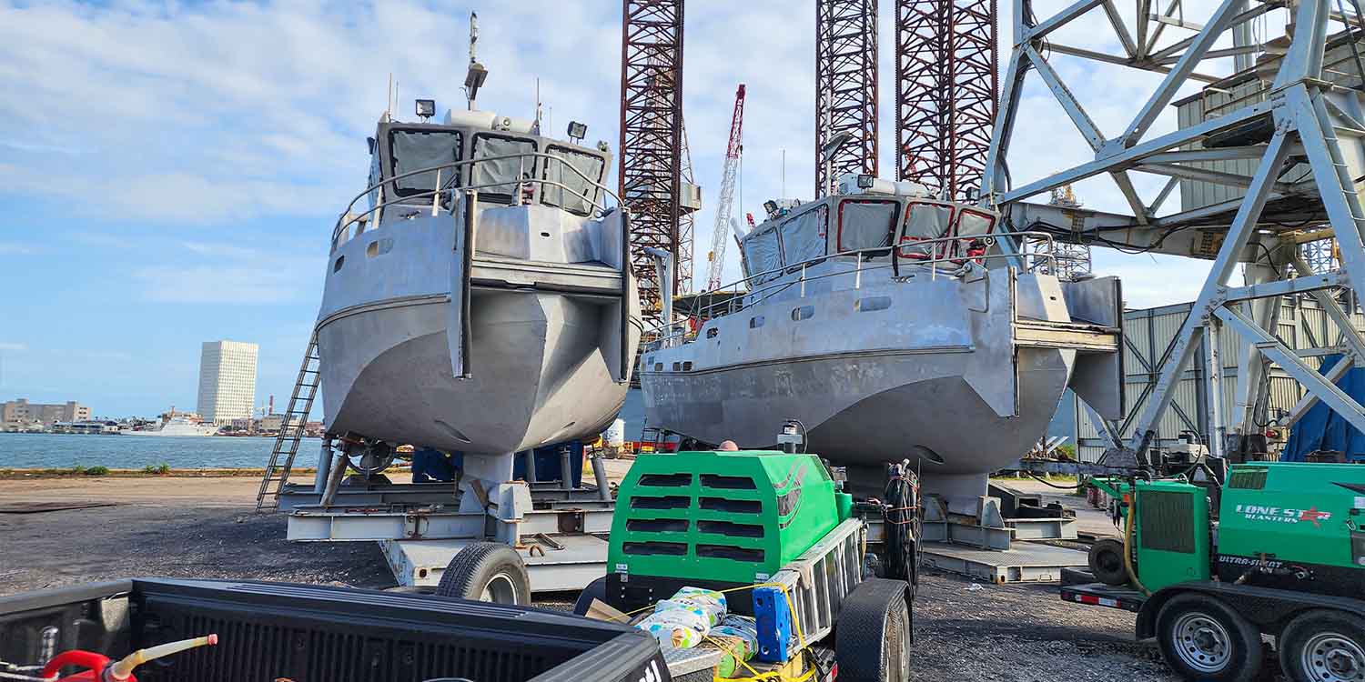 Marine Epoxy Removal Tests | Increase Blasting Productivity by 31.82%