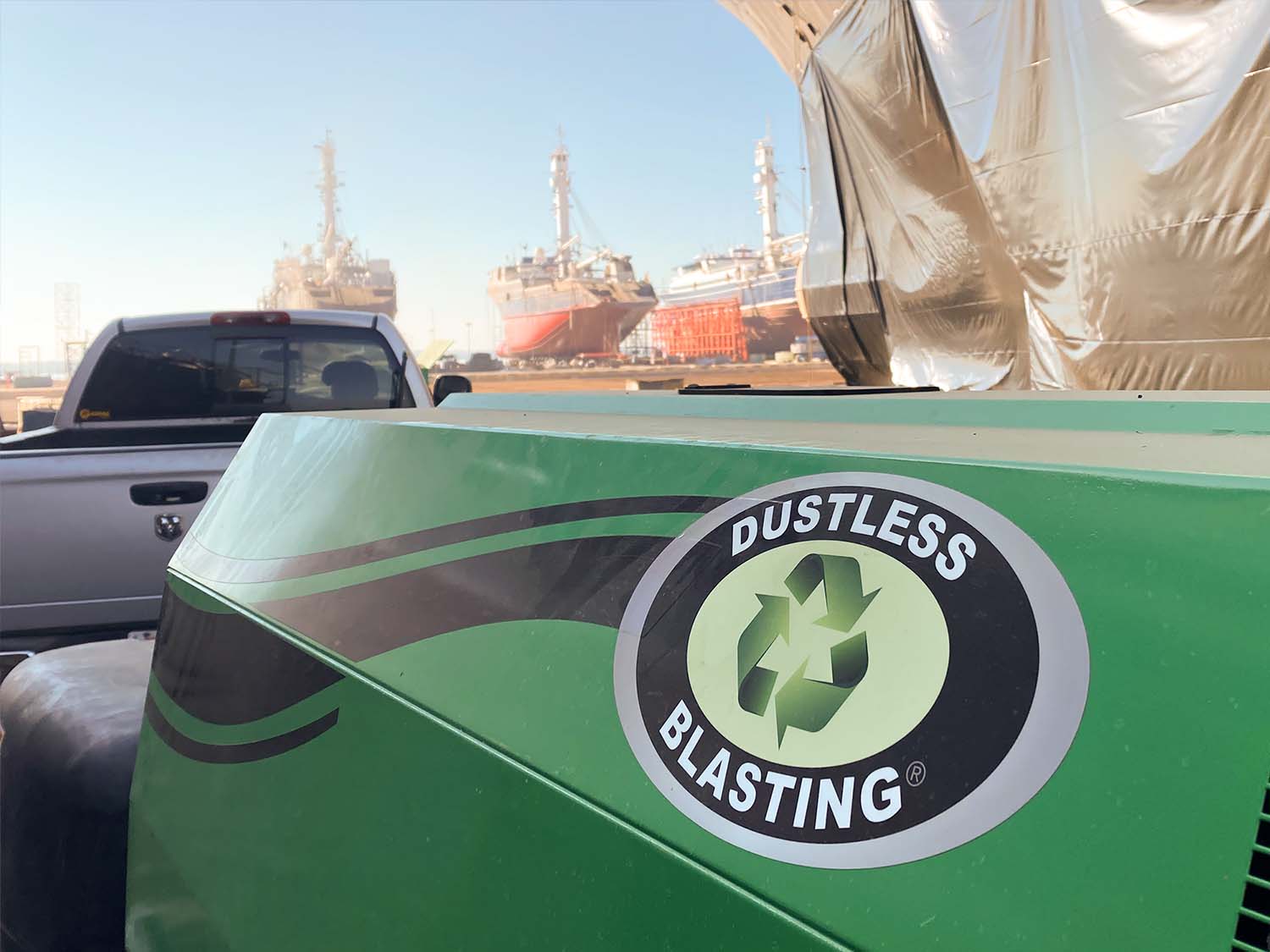 Field Test - Comparing Dustless Blasting® to Traditional Sandblasting