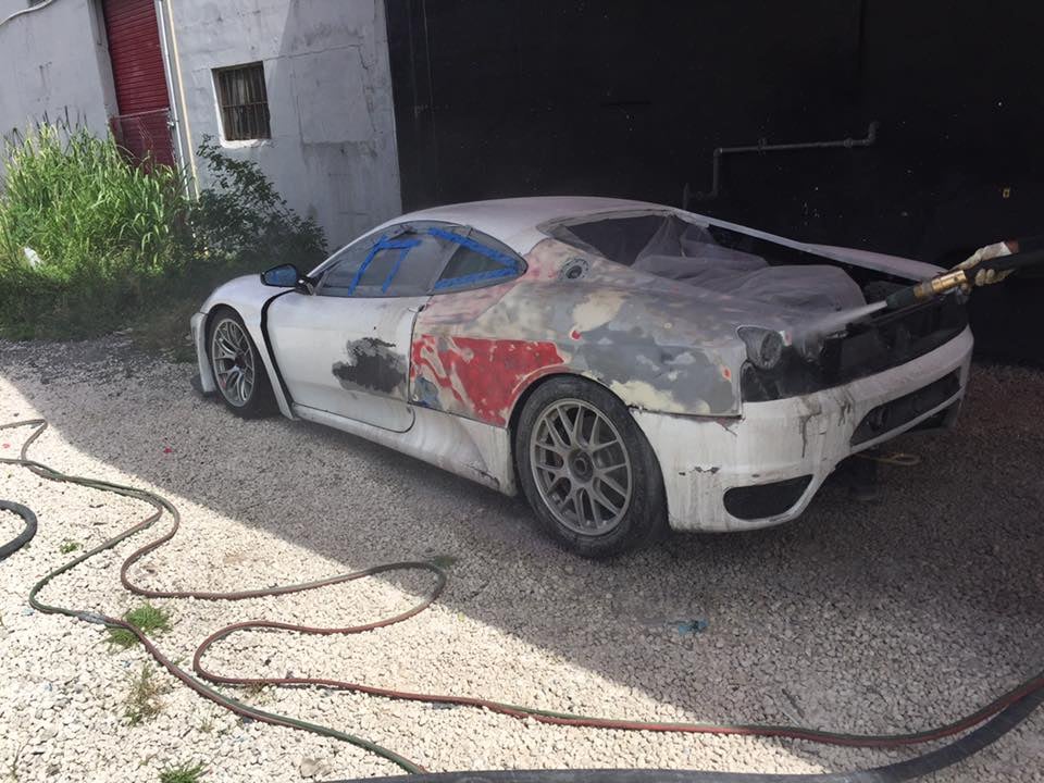 Case Study: Ferrari Body | Dustless Blasting®