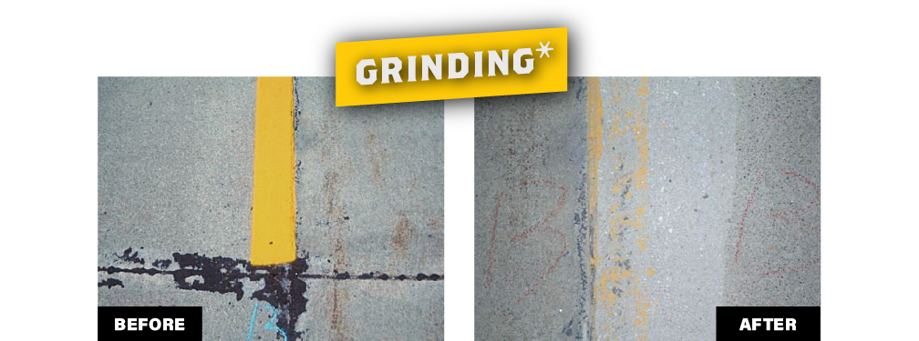 Dustless Blasting for Line Stripe Removal