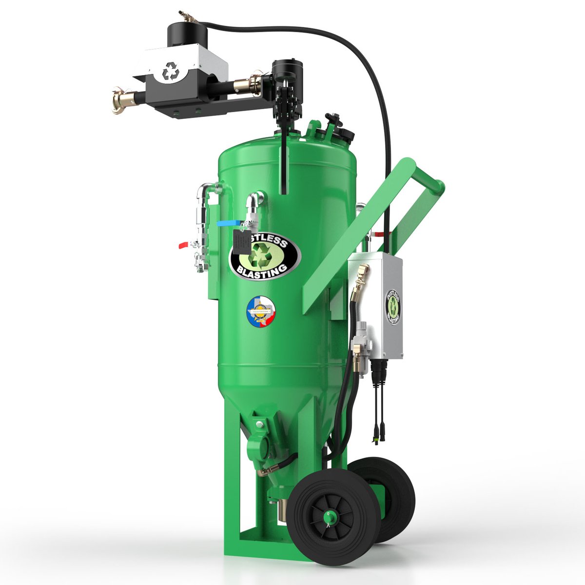 Sandblasting Pots - Wet & Soda Blasting Machines | Dustless Blasting®