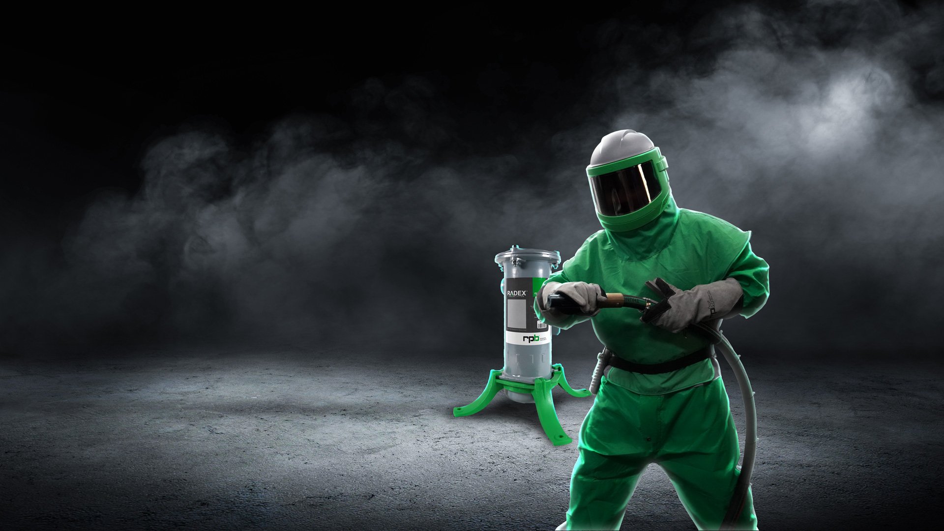 Nova 3® Abrasive Blast Respirator Dustless Blasting®