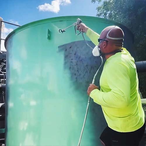 Case Study: Water Treatment Plant Coatings and Rust Removal