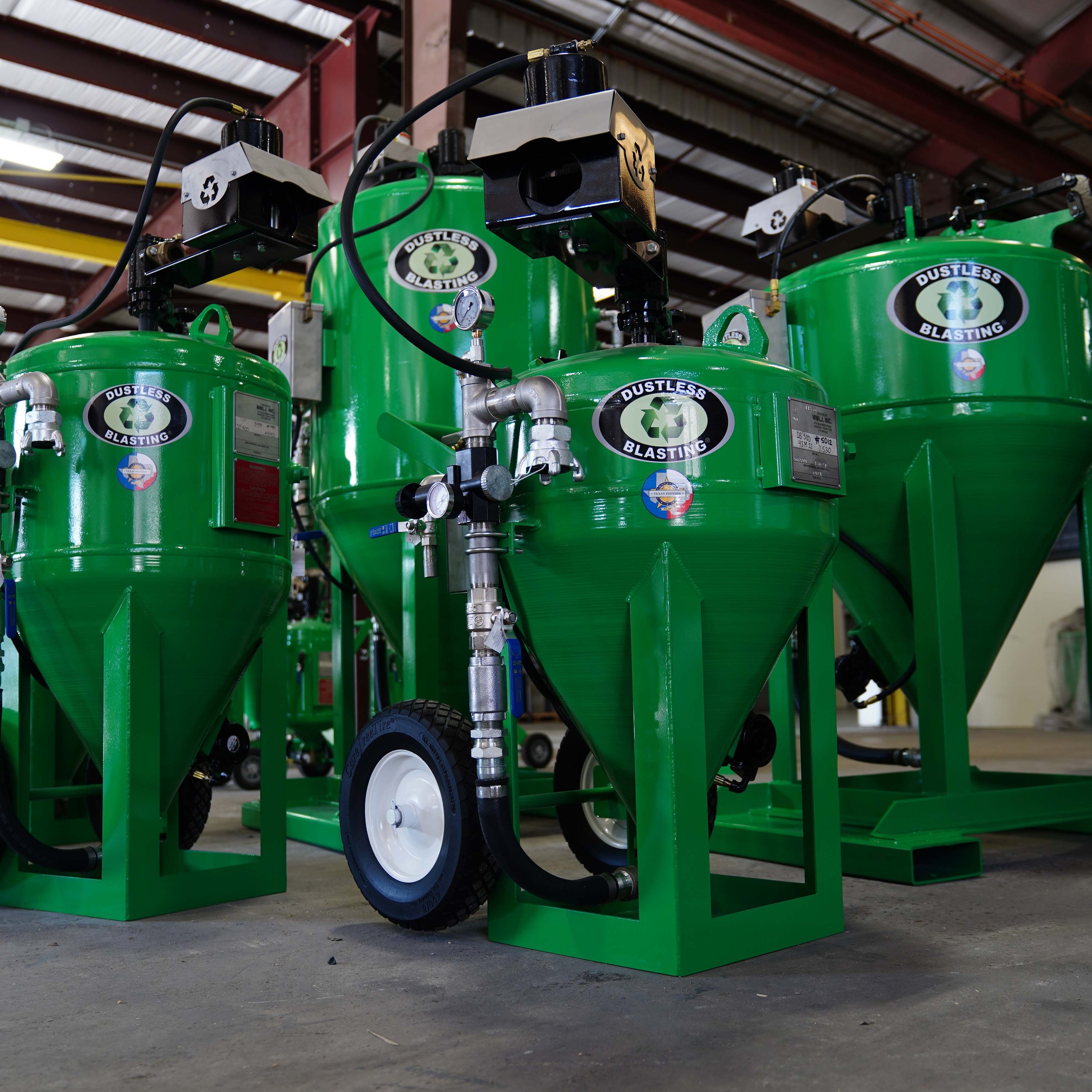 Blast Pots and Mobile Machines