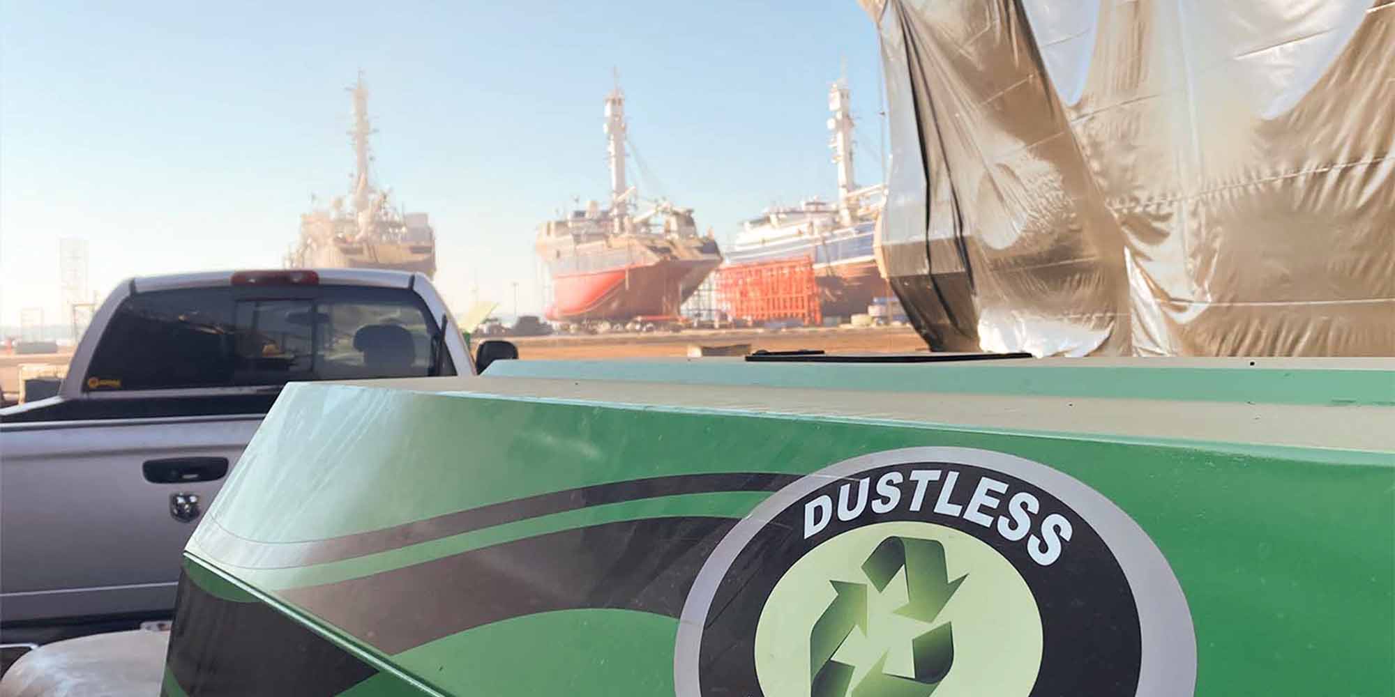 Field Test - Comparing Dustless Blasting® to Traditional Sandblasting