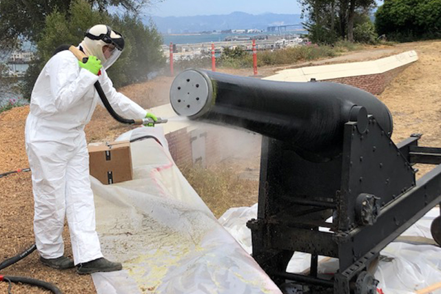 Case Study: Historical Cannons Restoration | Dustless Blasting®