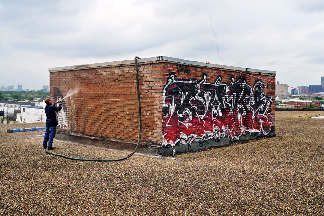 Case Study: Graffiti Removal | Dustless Blasting®