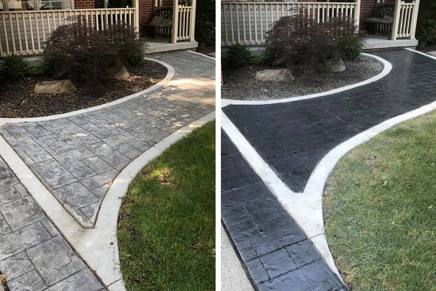 Case Study: Re-Stain and Re-Seal Stamped Concrete